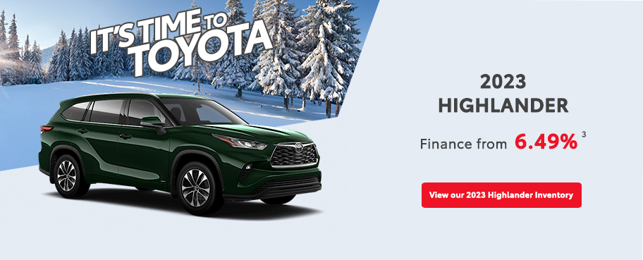 It's Time To Toyota | 2023 Highlander | St-Hubert Toyota.
