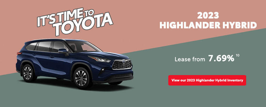 It's Time To Toyota | 2023 Highlander Hybrid | St-Hubert Toyota.