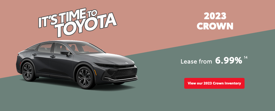 It's Time To Toyota - 2023 Crown - St-Hubert Toyota