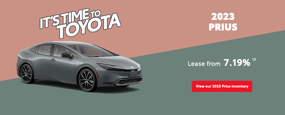It's Time To Toyota - 2023 Prius - St-Hubert Toyota