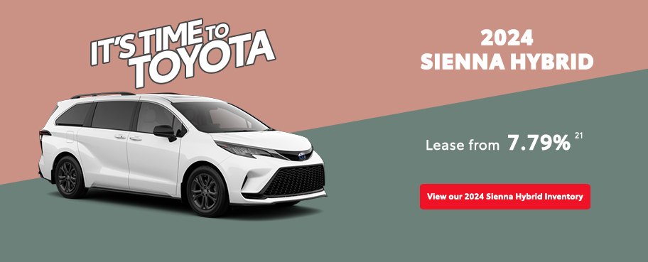 It's Time To Toyota - 2024 Sienna Hybrid - St-Hubert Toyota