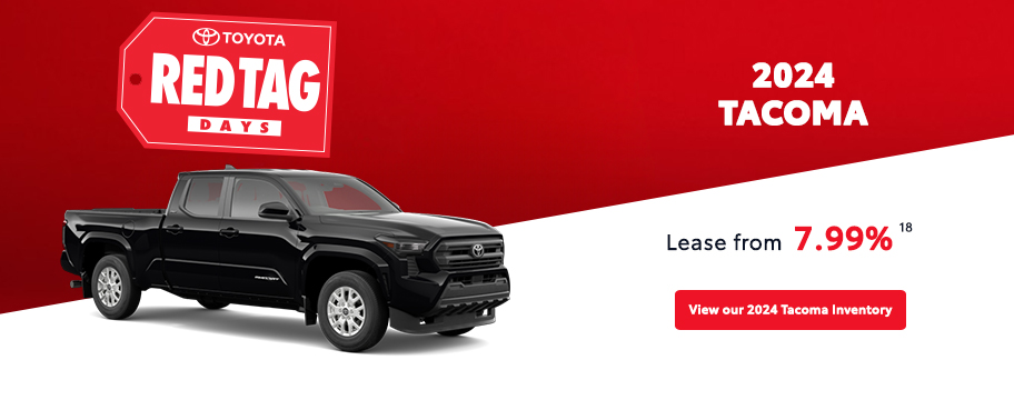 Vente Étiquettes Rouges Avril - Tacoma 2024 - St-Hubert Toyota